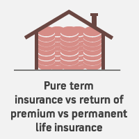 Pure Term Insurance Vs Return of Premium Vs Permanent Life Insurance ...